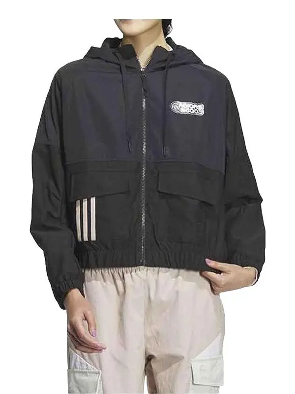 Adidas Neo Basketball Jacket 6 Ik3432 - Black