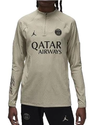 JORDAN X Paris Saint-germain Strike Elite Third Adv Football Drill Top 'hemp - Hemp/black