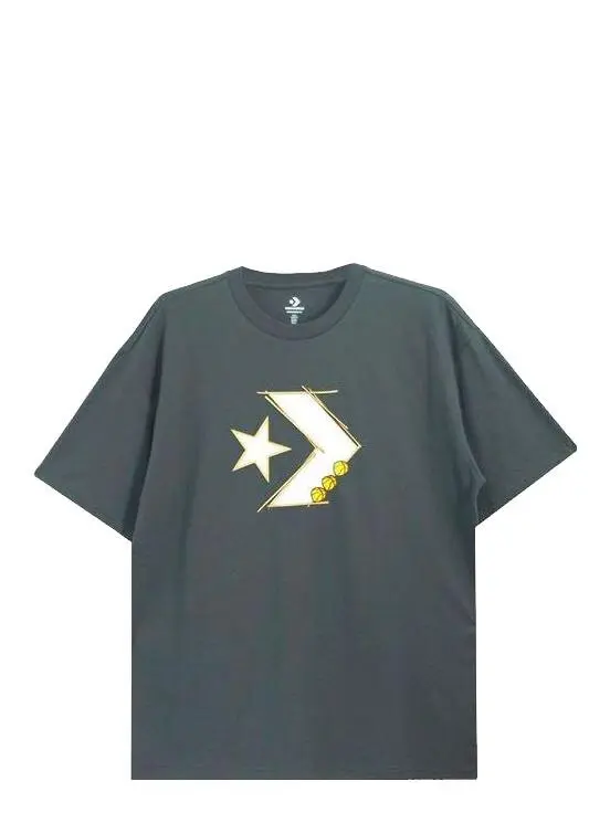 CONVERSE Short Sleeve Graphic T-shirt - Grey