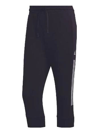 Adidas M Pnt 34 Dk 3s Sports Cropped Pants - Black