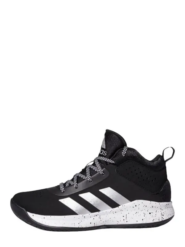 Adidas Cross 'em Up J Wide Basketball Sneakers - Black