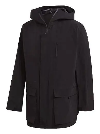 Adidas Y-3 Hooded Windproof Jacket - Black