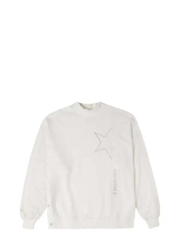 CONVERSE Cozy Utility Crewneck Sweatshirt - White