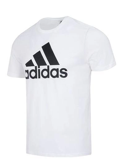 Adidas Essentials Single Big Logo T-shirt 'white - White/black
