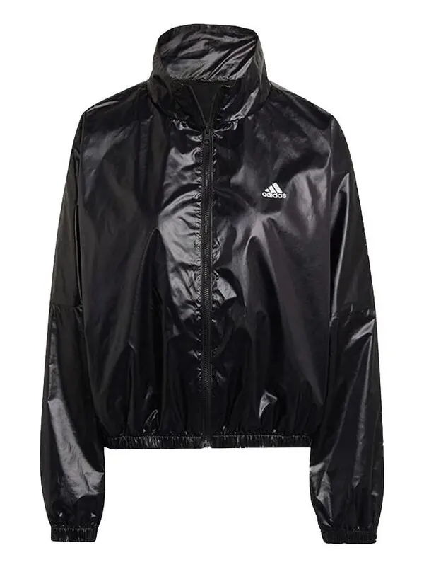 Adidas Glossy Logo Print Track Jacket - Default Color