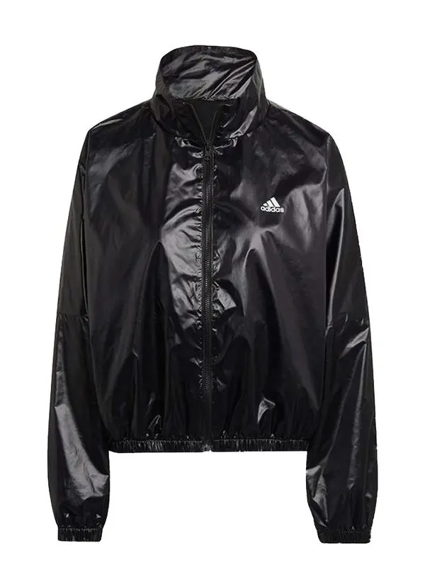 Adidas Glossy Logo Print Track Jacket - Default Color