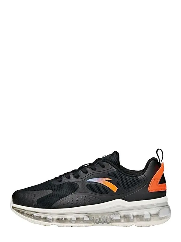 ANTA Full Cushion Running Shoes - Black/blue/orange