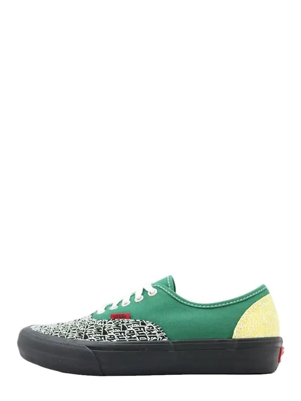 VANS X Fucking Awesome Authentic C Pro Sneakers - Green/yellow/black