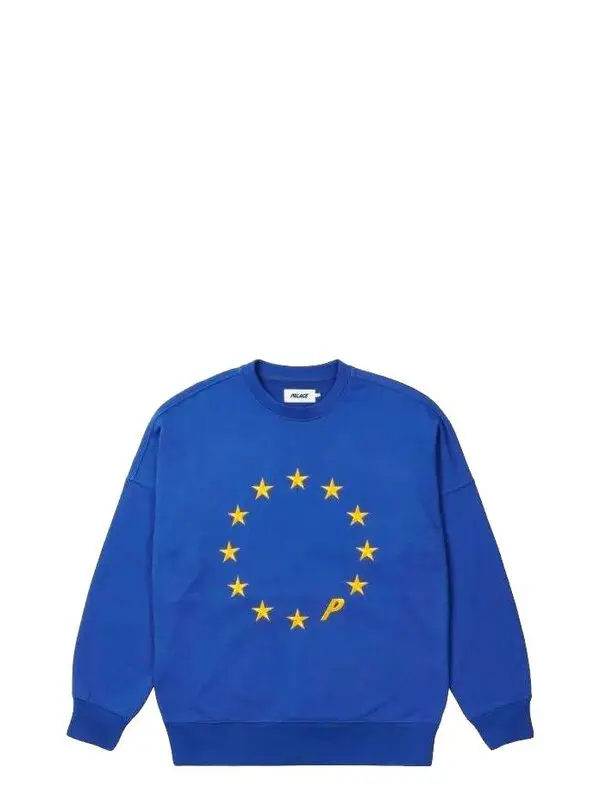 PALACE Eu-don Crew Fw21 Sweater - Blue