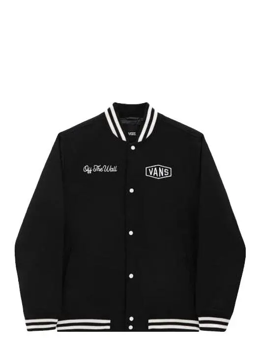 VANS Checkerboard Research Varsity Jacket - Black