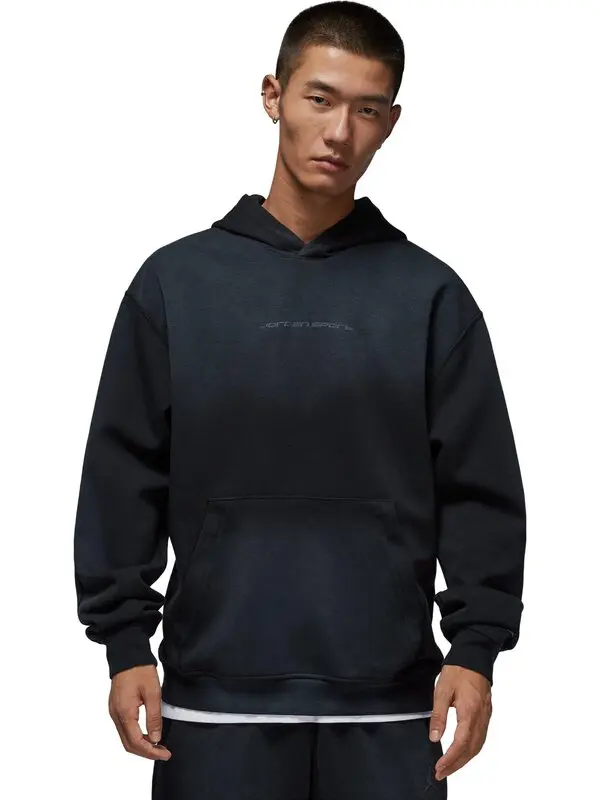JORDAN Sport Fleece Dri-fit Pullover Hoodie - Black