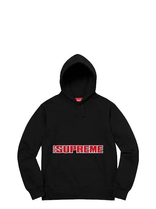 Supreme Blockbuster Hooded Sweatshirt - Black