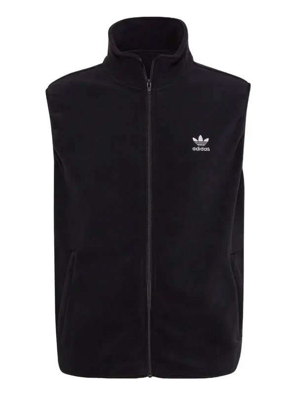 Adidas Adicolor 3-stripes Fleece Vest - Black