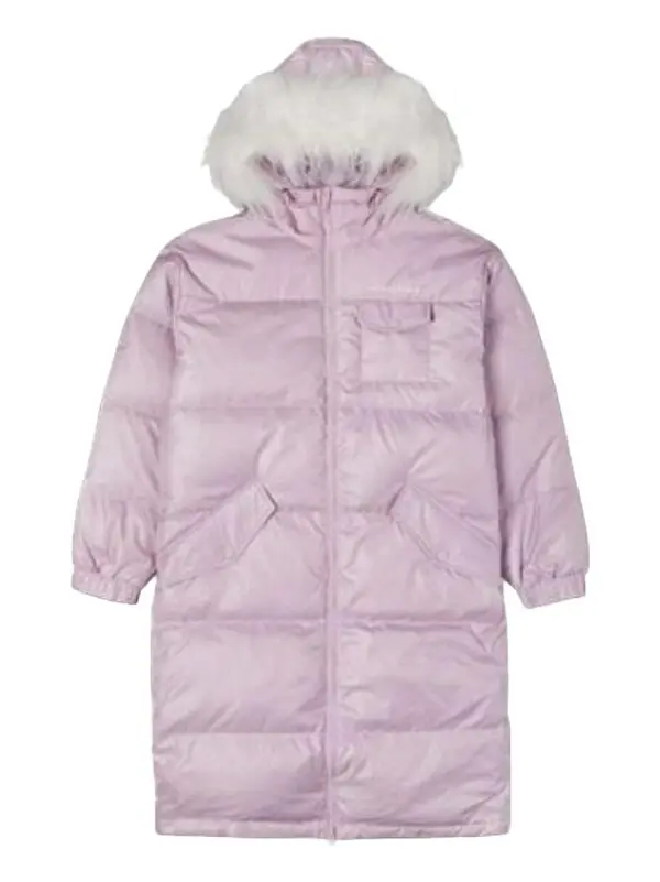 CONVERSE Long Down Padded Jacket - Pink