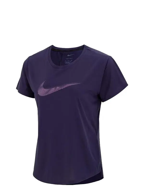 Nike Dri-fit Swoosh Graphic T-shirt - Purple