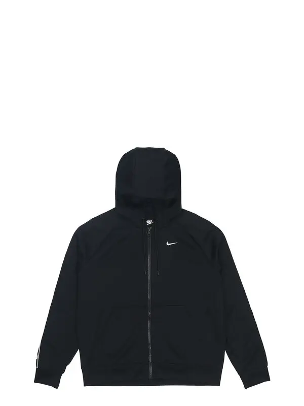 Nike Side Logo Zip-up Hooded Jacket - Black