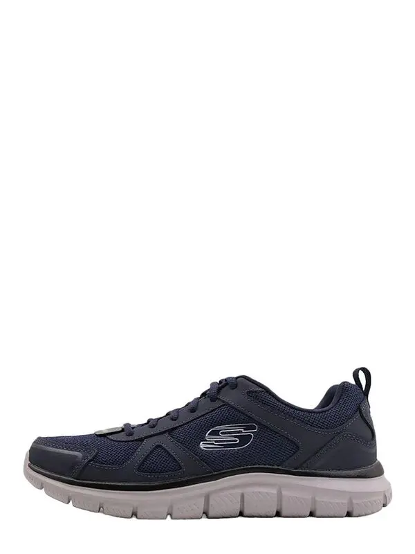 Sketchers Track Low Top Running Shoes Navy - Blue