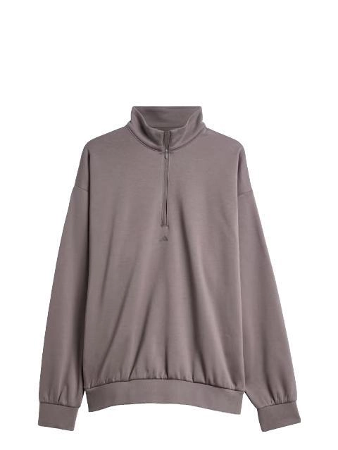 Adidas Basketball Half-zip Sweatshirt - Brown