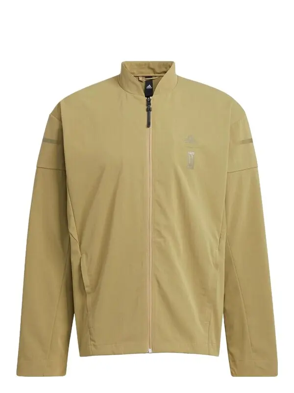 Adidas Chest Logo Stand Collar Zipper Long Sleeves Jacket - Default Colorway