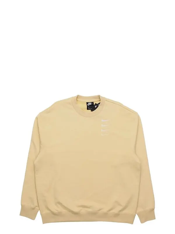 Nike Swoosh Sportswear French Terry Sweatshirt - Yellow