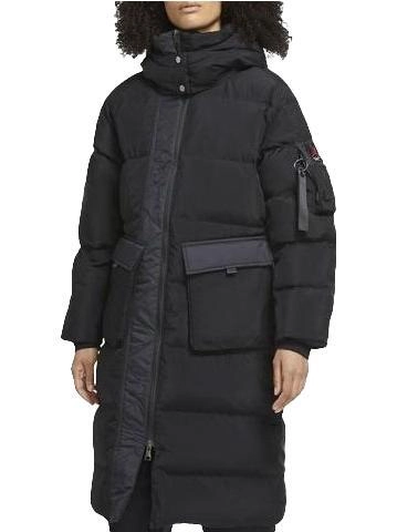 JORDAN Down Parka Coat - Black