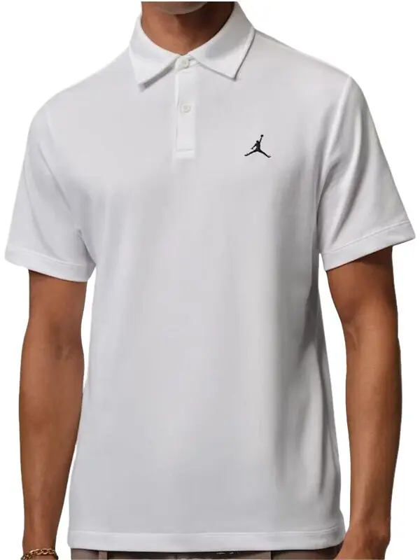 JORDAN Sports Dri-fit Polo 'white Black - White/black