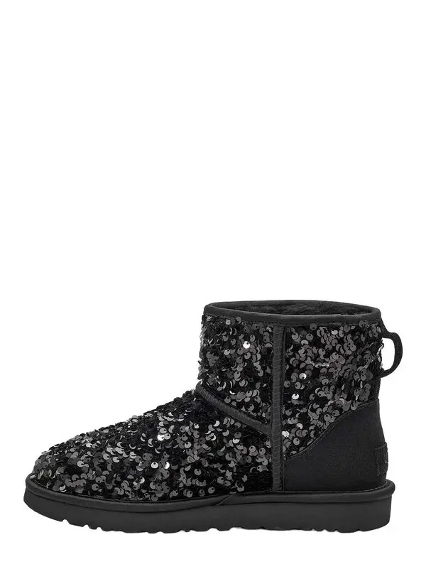 UGG Sequin Embellished Boots - Black