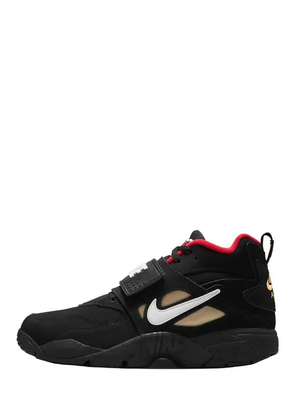 Nike Diamond Turf Proto '92 High Top Sneakers - Black/white/fire Red