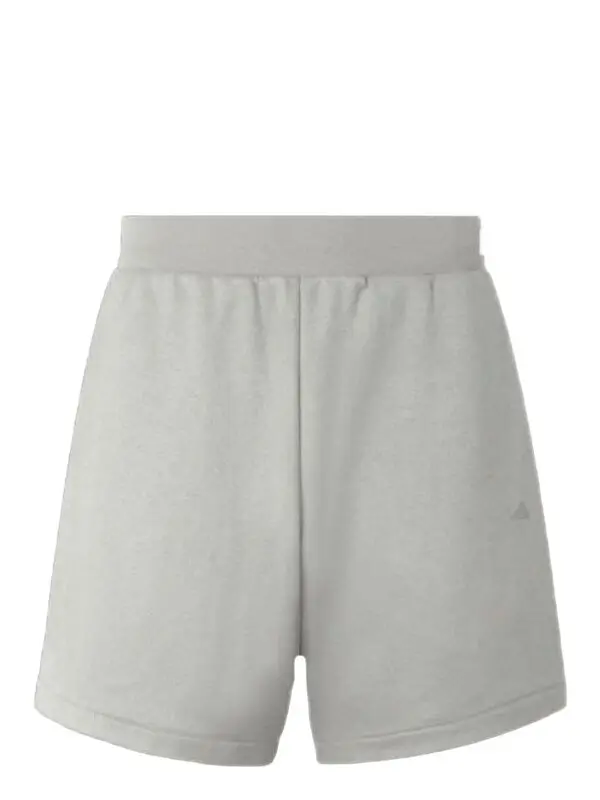 Adidas Sueded French Terry Basketball Shorts - Grey