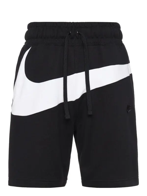 Nike Big Swoosh French Terry Shorts - Black