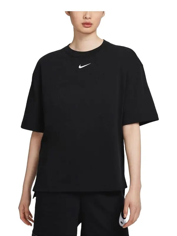 Nike Swoosh Oversized T-shirt - Black/white