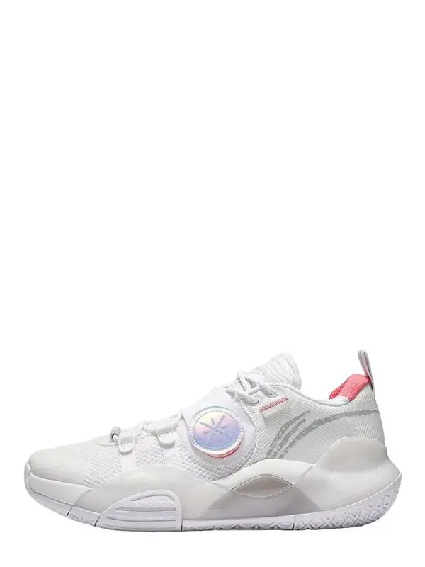 LI-NING Wade All City Lite Athletic Sneakers - White/pink
