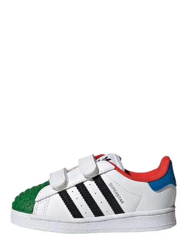 Adidas Lego X Superstar Cf Sneakers - White/blue/green