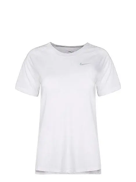 Nike Dri-fit Tailwind Short Sleeve Running T-shirt - White