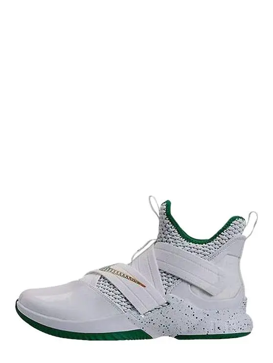 Nike Lebron Soldier Svsm Home High Top Sneakers - White/green