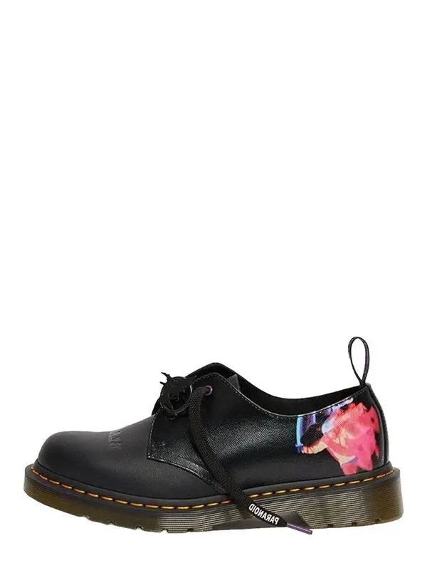 Dr. Martens Sabbath X 1461 Crossover Leather Printed Boots - Black