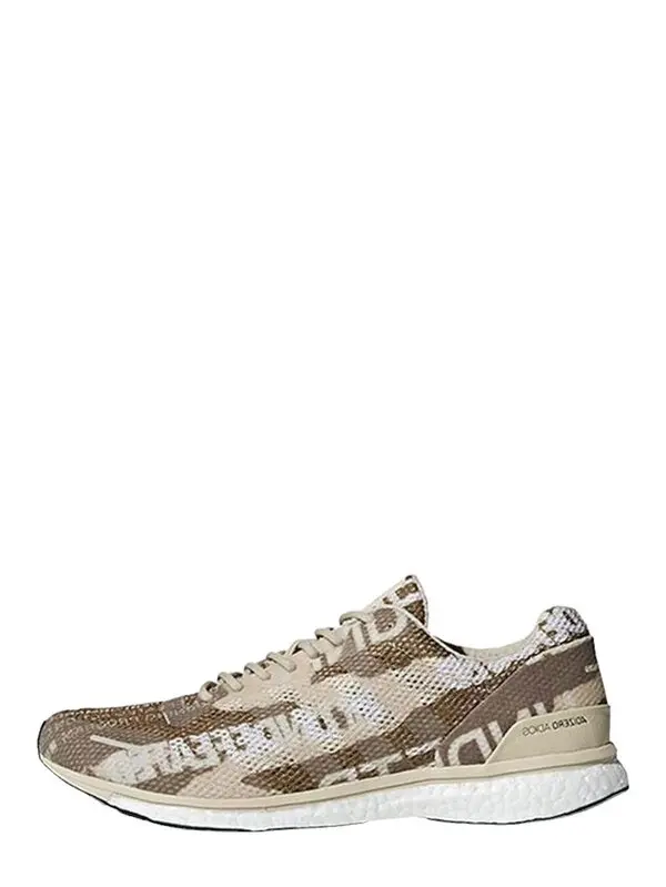 Adidas X Undftd Adizero Adios 3 Camo Sneakers - Brown/white