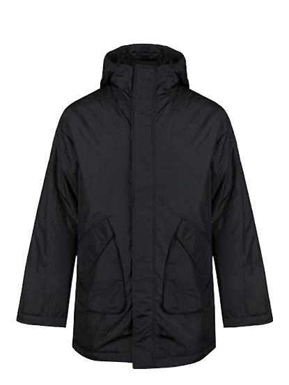 Adidas Field Parka Hooded Jacket - Black
