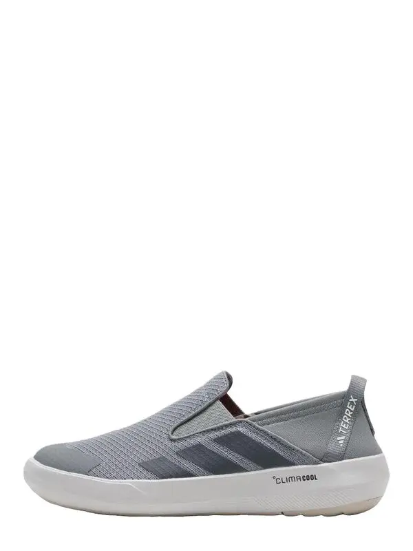 Adidas Boat Slip On Shoes - Grey