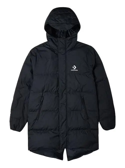 CONVERSE Mid-length Down Jacket - Black