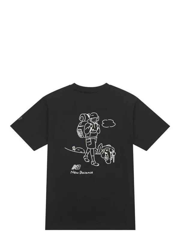 NEW BALANCE Graphic T-shirt - Black