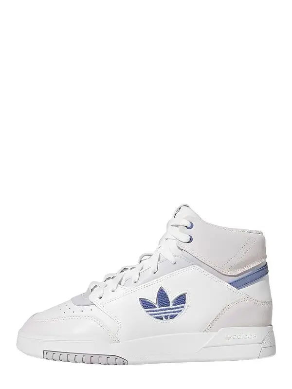 Adidas Drop Step Xl Mid Top Sneakers - White/gray/blue