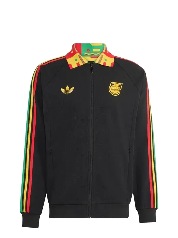 Adidas Jamaica 2026 X Bob Marley Anthem Track Jacket - Black