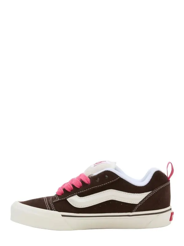 VANS Knu Skool Low Top Sneakers - Tan/red