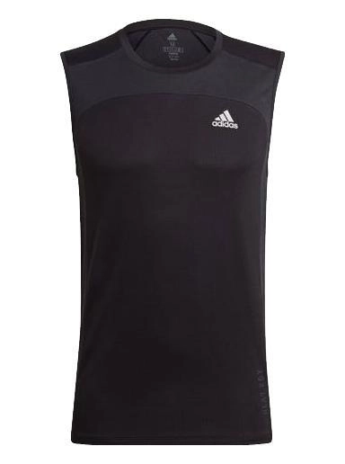 Adidas Sleeveless Running Sports Vest - Black