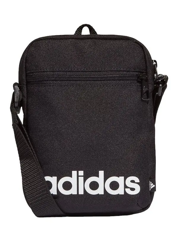 Adidas Essentials Logo Shoulder Bag - Black/white