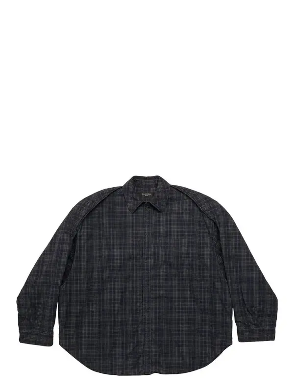 Balenciaga Detachable Sleeves Shirt Large Fit - Grey