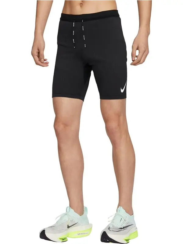 Nike Aeroswift Dri-fit Adv Running 1/2-length Leggings Asia Sizing - Black