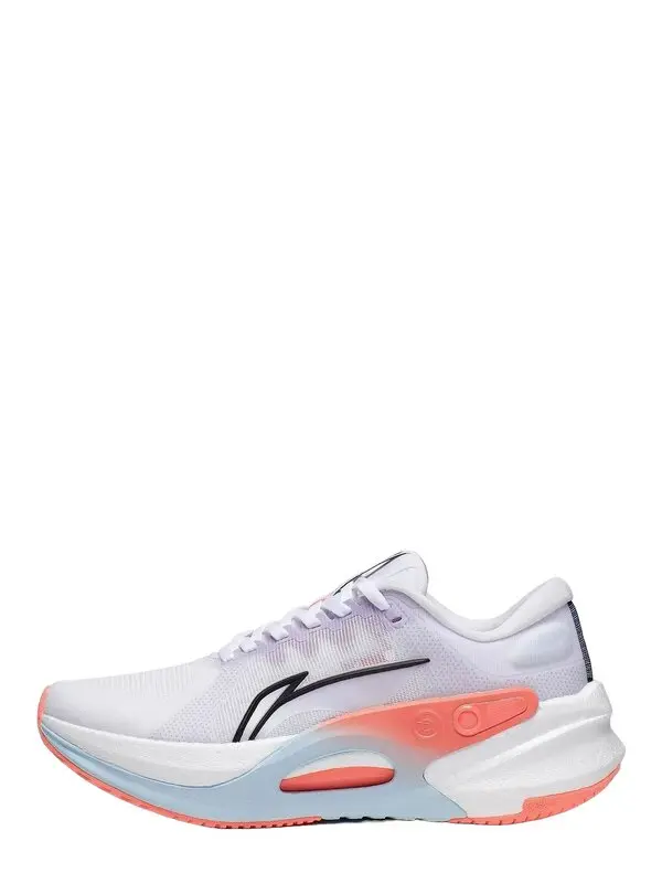 LI-NING Furious Rider 7 Athletic Sneakers - White/orange/purple