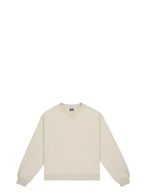 NEW BALANCE French Terry Crewneck Sweatshirt - Linen